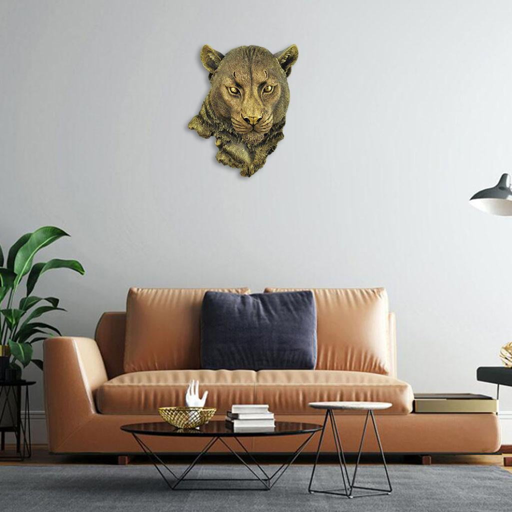 Wall Mounted Faux Animals Rustic Wall Art for Animal home Decor ...