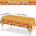 Thanksgiving Fall Leaf Tablecloth Disposable Autumn Maple Leaf Table ...