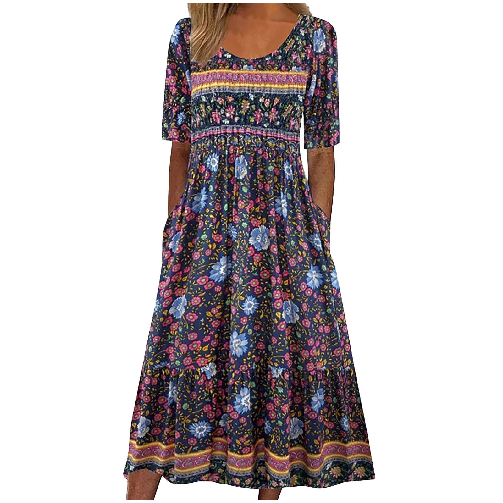 Click here for Lmkihusa Favipt Short Sleeve Maxi Dress For Women... prices