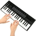 Professional 37 Key USB MIDI Keyboard Controller With Backlit Drum Pads ...