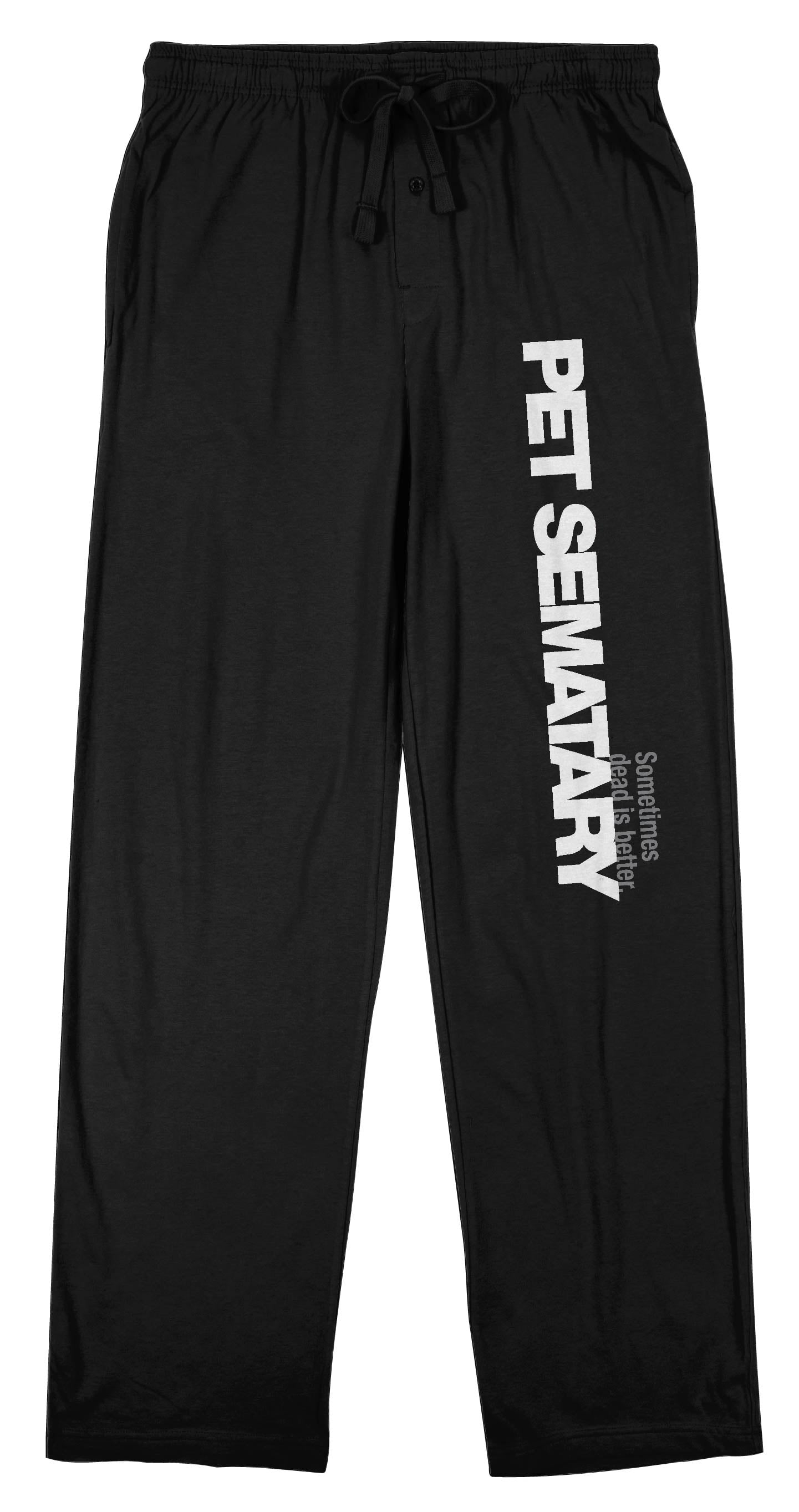 Pet Sematary Logo Men’s Black Sleep Pajama Pants-Large - Walmart.com