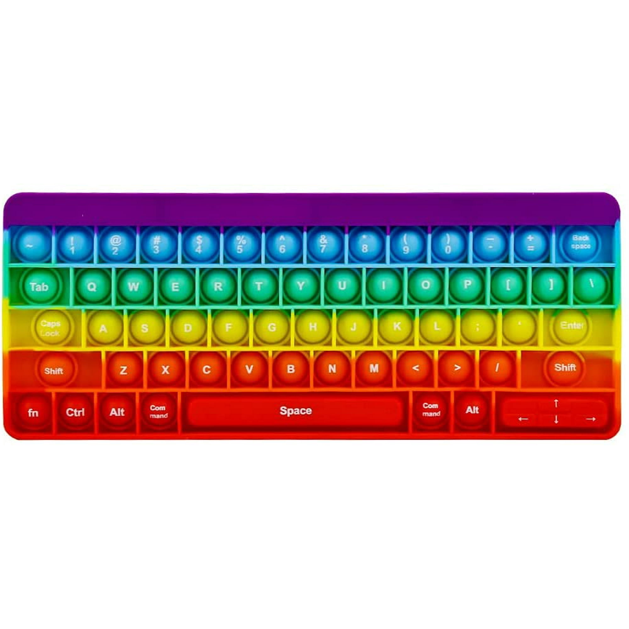 Click here for Torubia New Rainbow Keyboard Pop Bubble Fidget Toy... prices