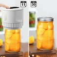 Electric Mason Jar Vacuum Sealer Kit Portable Cordless Automatic Jar ...