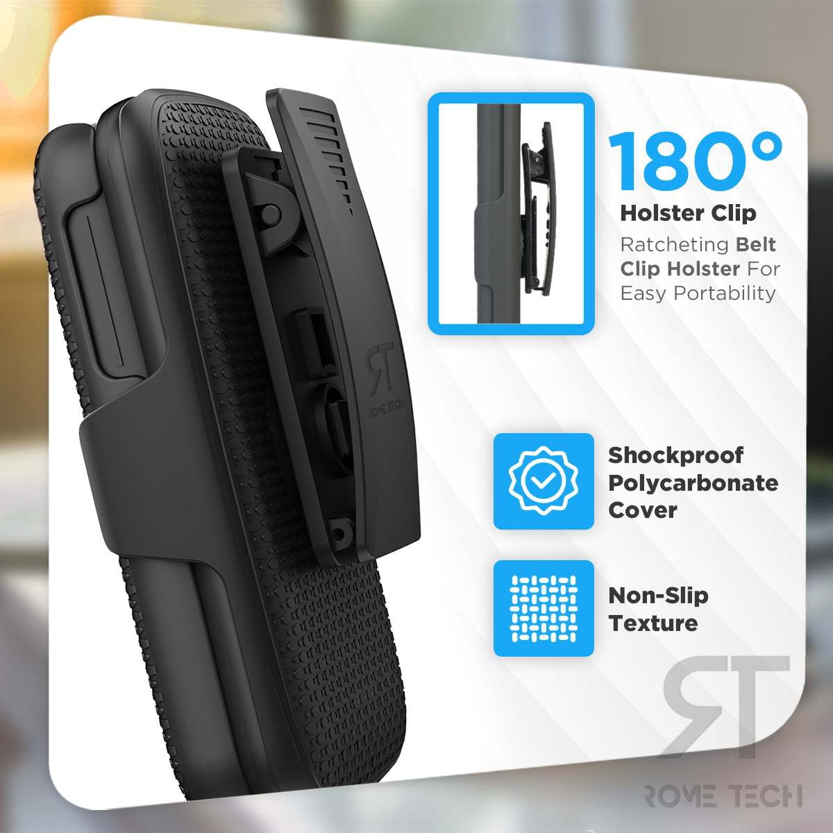 Buy TCL Flip / TCL Flip Pro / Alcatel Go Flip 4 Shell Holster Combo ...