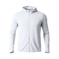 Betivan Men's Sun Protection Hoodie Long Sleeve Solid Color Quick Dry ...