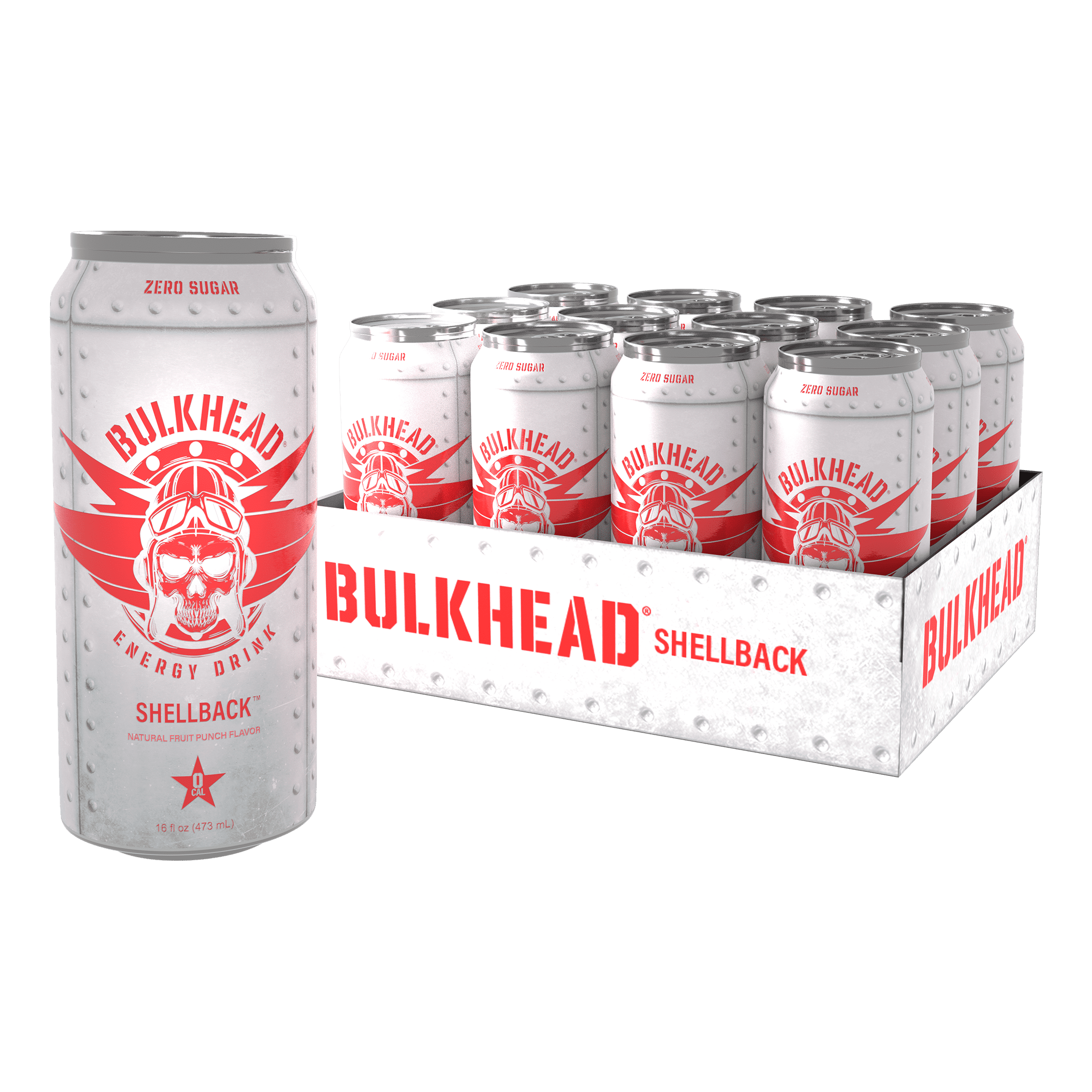 BULKHEAD ENERGY® SHELLBACK™️, 0 Sugar, 0 Calorie, Nootropics Energy ...
