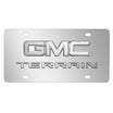 GMC Terrain 3D Dual Logo Black Stainless Steel License Plate - Walmart.com