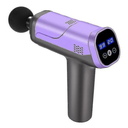 Purple massage gun deep tissue percussion muscle massager for pain ...