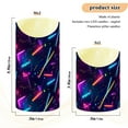 Colorful Neon Design Flameless Candles 2 PCS with Remote Realistic ...