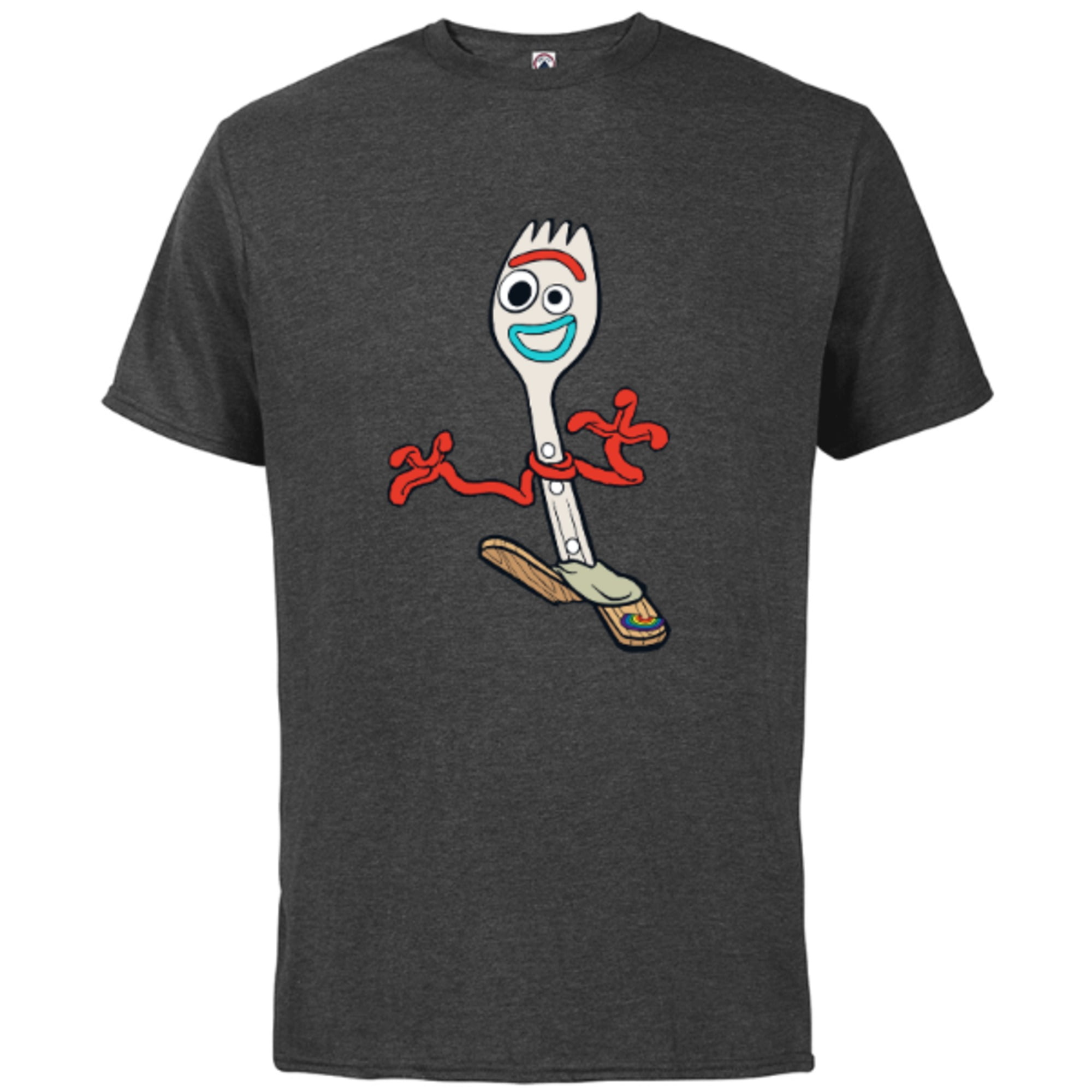 Disney Pixar Toy Story 4 Forky Running T-Shirt - Short Sleeve Cotton T ...
