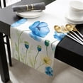 Blue Yellow Spring Floral Table Runner 48 Inches Long - Summer ...