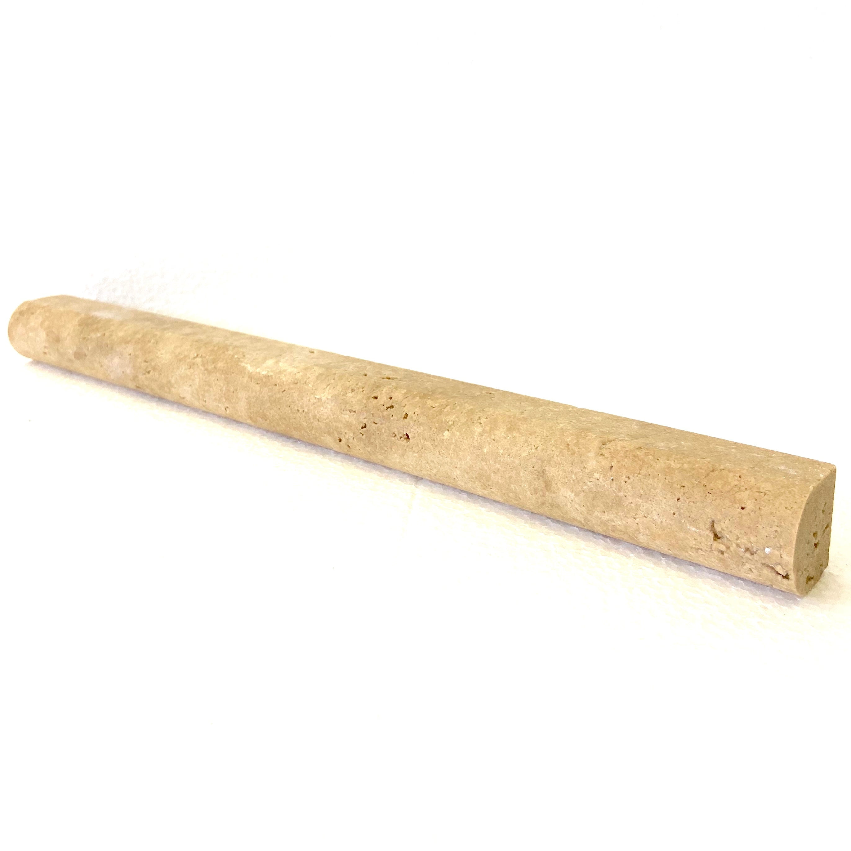 Walnut Travertine Honed 1 X 12 Dome Liner - Walmart.com