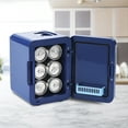 Disney Stitch Mini Fridge 4L 6 Can, Blue Portable Beverage Cooler for ...