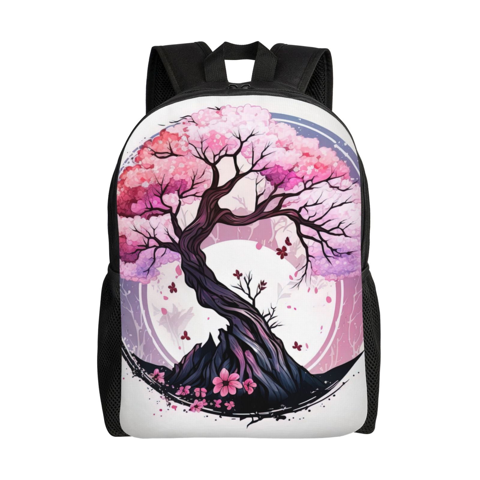 ZNDUO Travel Backpack, Spring Cherry Blossoms Pattern Backpack for ...