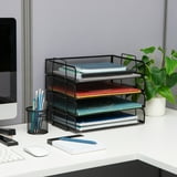 Mind Reader Stackable Paper Tray, Desktop Organizer, File Storage ...