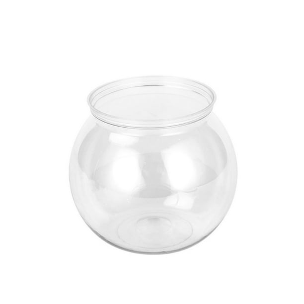 XROMTBEM Plastic Fish Bowls Round Aquarium Transparent Fish Keeper ...