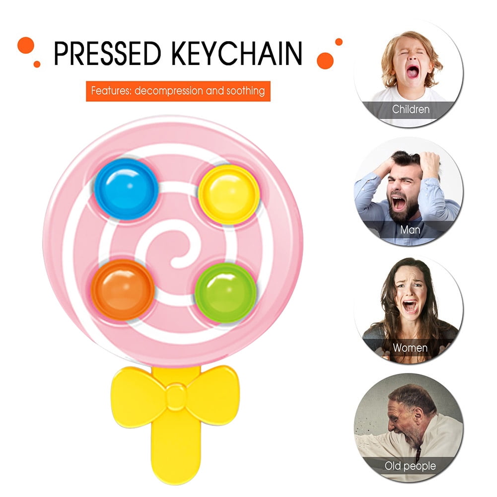 Candy Dimple Bubble Toy Kids Fingertip Sensory Relieve Stress Toys ...