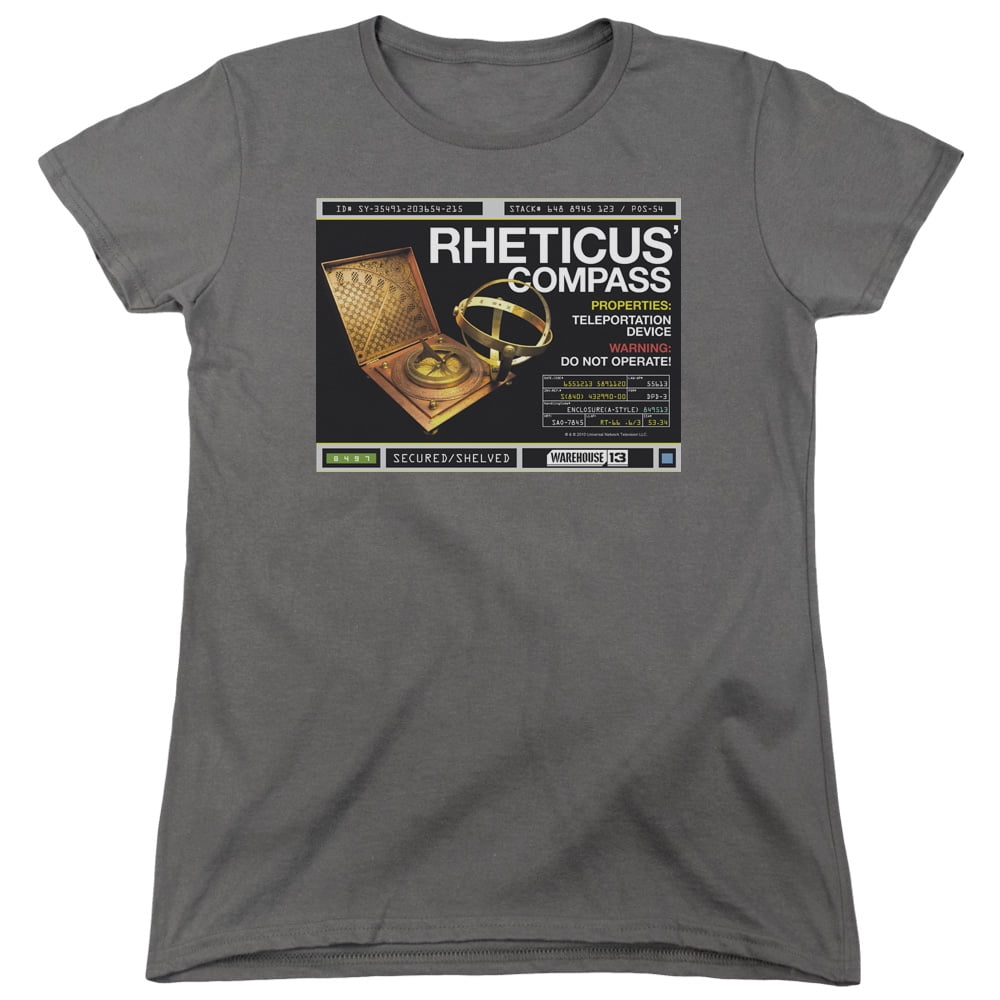 Warehouse 13 Rheticus Compass Women's T-Shirt Charcoal - Walmart.com