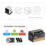 Ytz10S-Bs High Performance - Maintenance Free - Sealed Agm Motorcycle ...