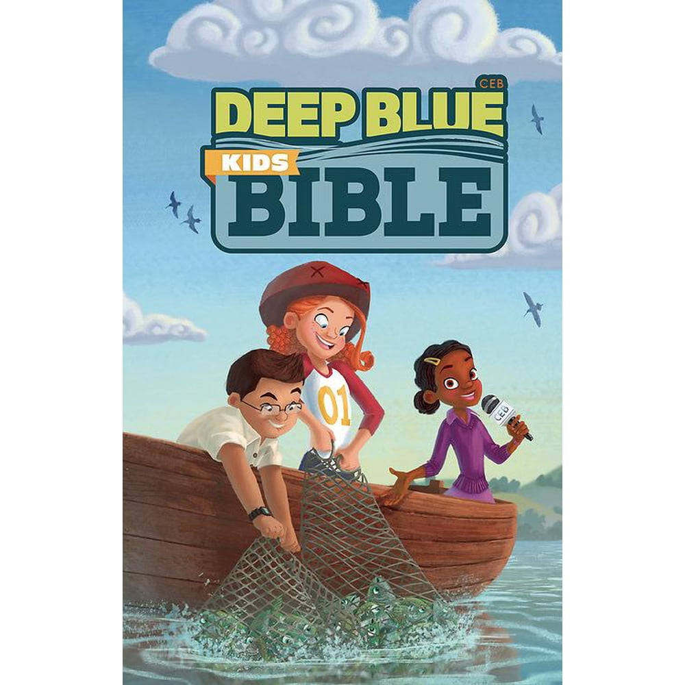 Deep Blue Kids Bible-CEB-Bright Sky (Paperback) - Walmart.com - Walmart.com