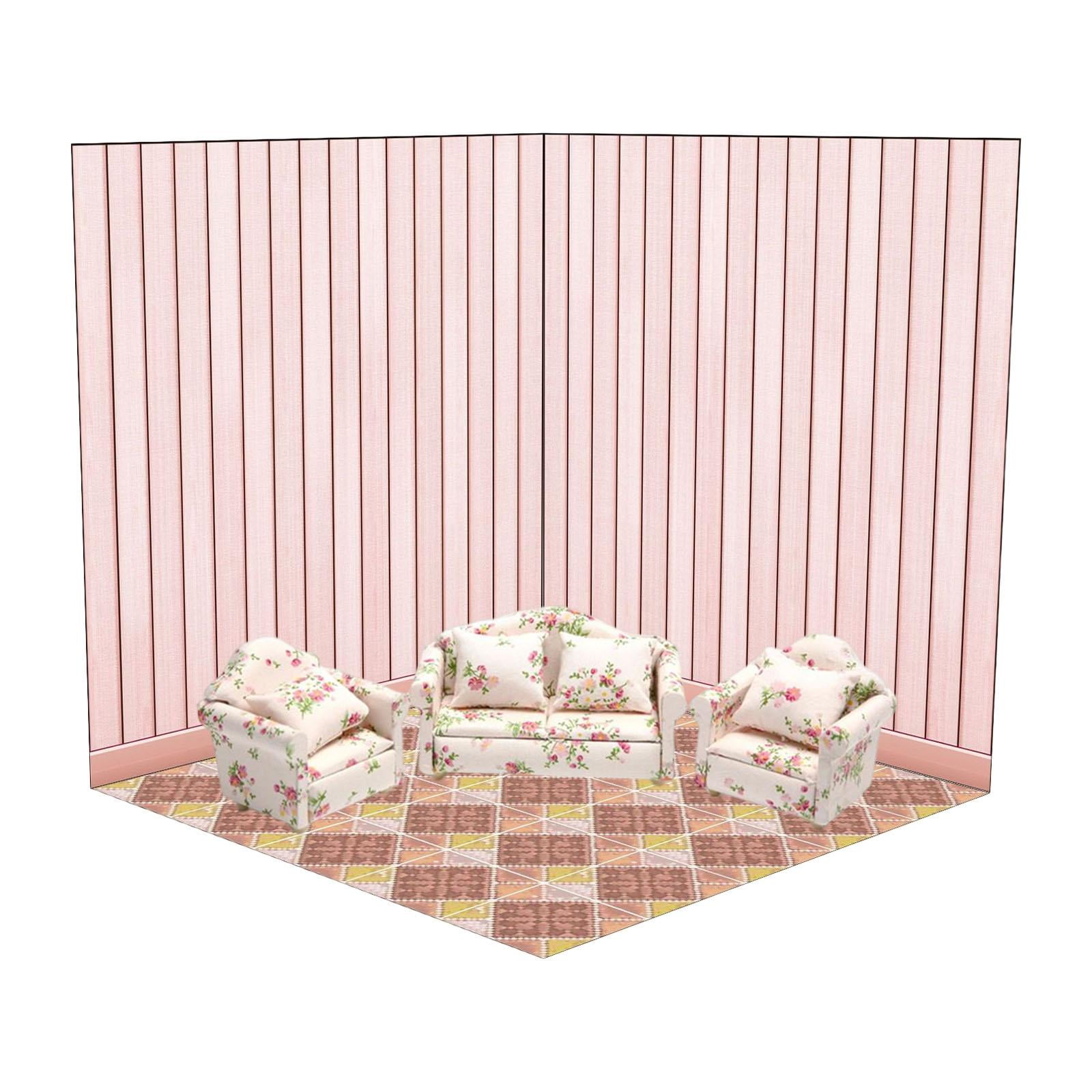 1:12 Scale Dollhouse Display Board Accessory ,Multipurpose Foldable ...