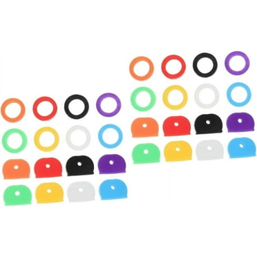 Key Ring Key Tags Key Chain 60 Pcs Tough Plastic Key Tags with Split ...