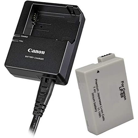 Canon Replacement LC-E8E Quick Charger for Canon LP-E8 Li-ion Battery ...