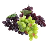 Farfi 1 Bunch Fake Grape Artificial Plastic Lifelike Faux Fruit Home ...