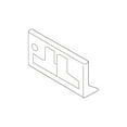 New Genuine Nissan Bracket-Licence Plate 96210EZ00A / 96210-EZ00A OEM ...