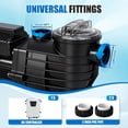 iMeshbean 900W Solar Pump Inground Swimming Pool Pump DC 72V Brushless ...