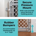 Toddleroo by North States 26"-42" Supergate Explorer Baby Safety Gate ...