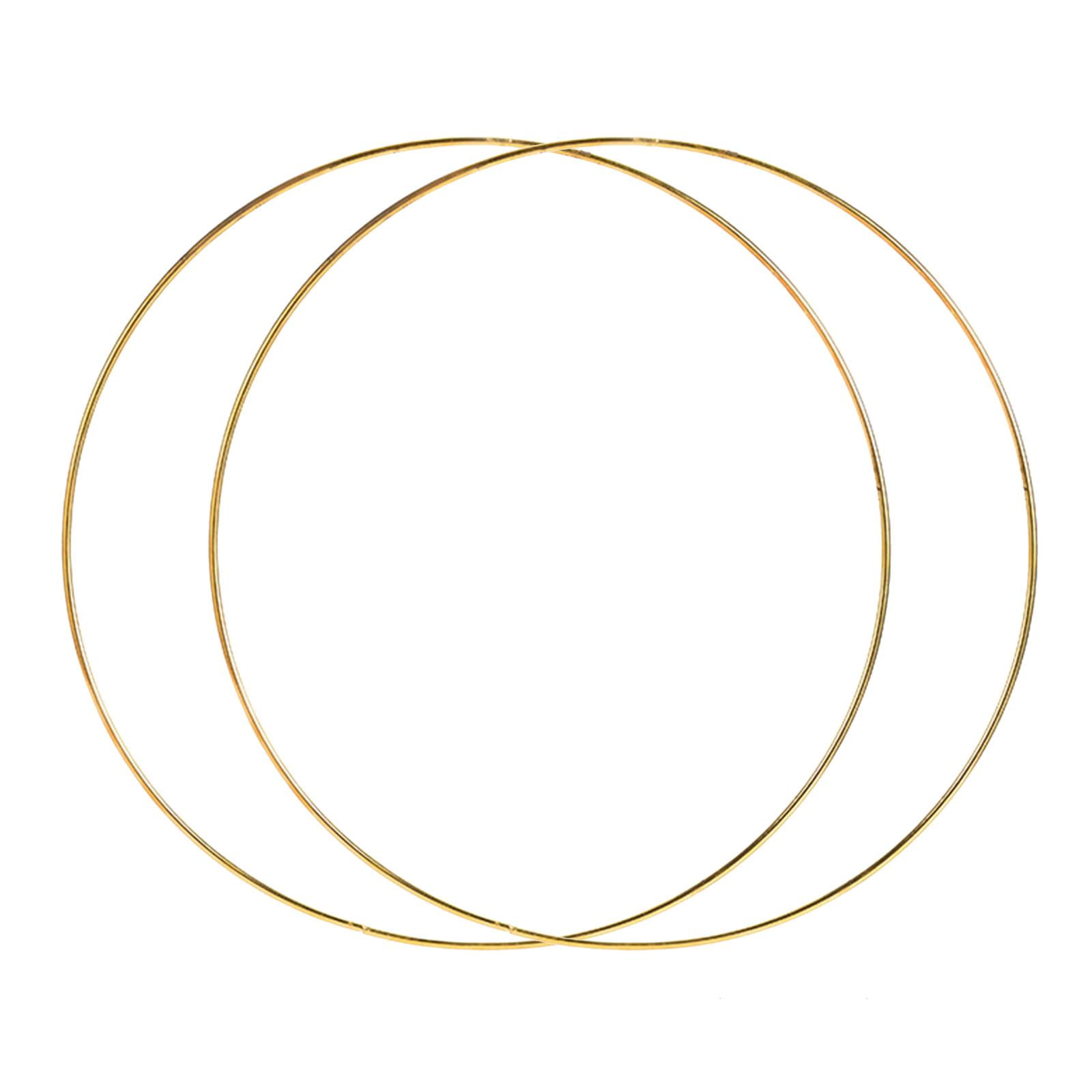 Click here for Siruishop 2x Gold Metal S  Metal Hoops For And Cra... prices