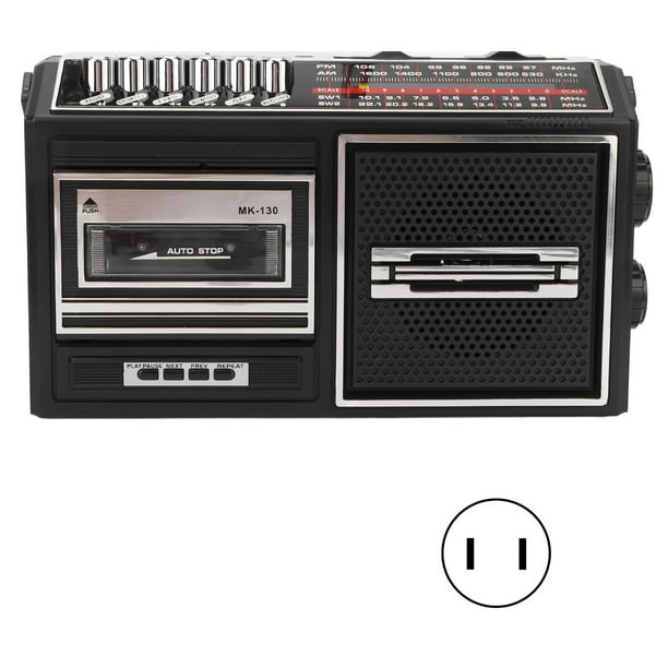 DEWIN Cassette Player Recorder Full Band Noiseless Plug in Card AM FM ...