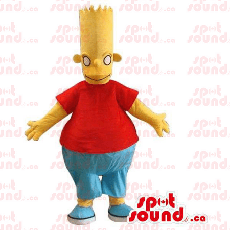 Bart Simpson Well-Known Cartoon Character Large SPOTSOUND Mascot ...