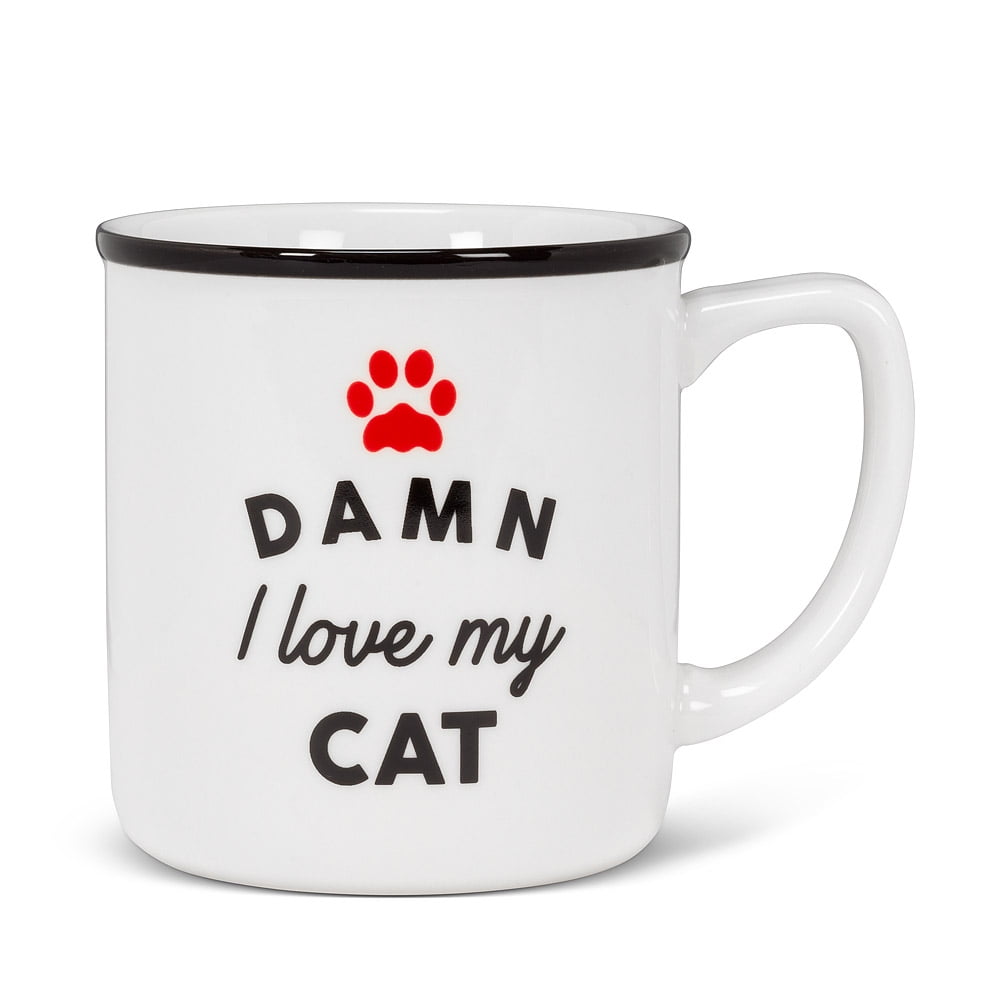 Set of 12 Love My Cat Text Mug - Walmart.com