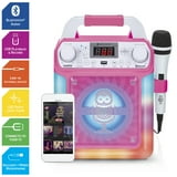 The Singing Machine Groove Mini Karaoke, Pink - Walmart.com
