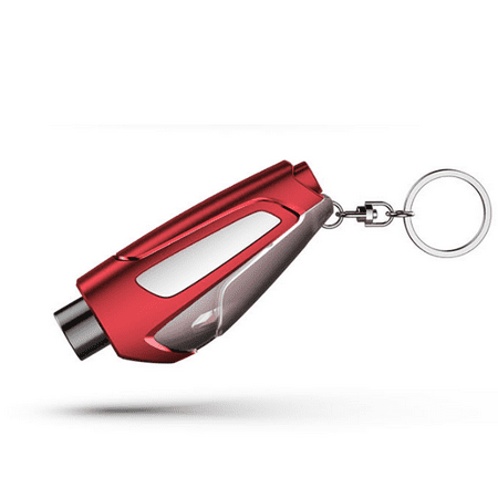 TOOAD Window Breaker Belt Cutter, Safety Key Ring with Tungsten Steel ...