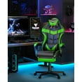 Gaming Chair with Footrest Gaming Computer Chair Office Gaming Chair ...