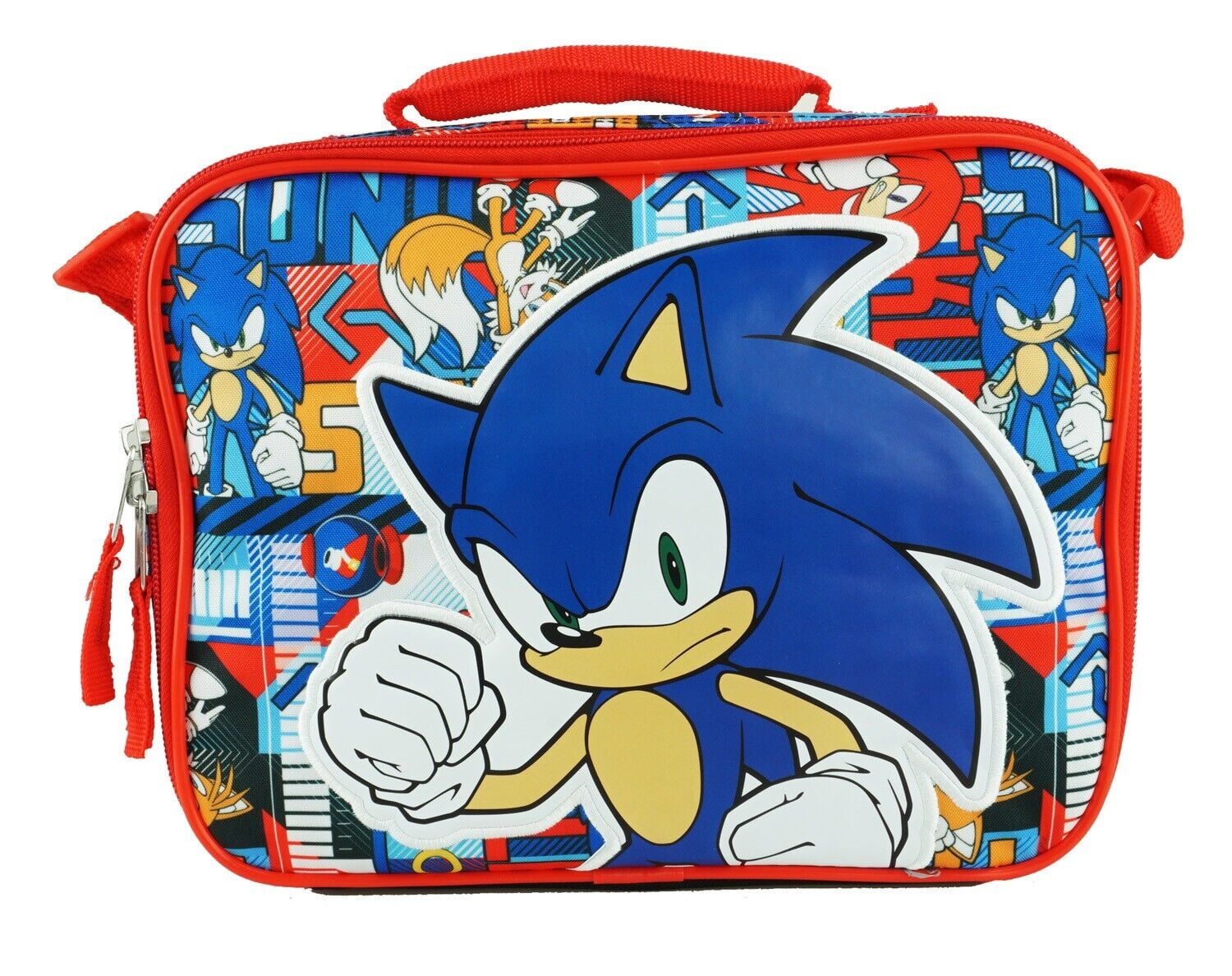 Sonic the Hedgehog Lunch Bag- Sonic Allover Lunch - 26925 - Walmart.com