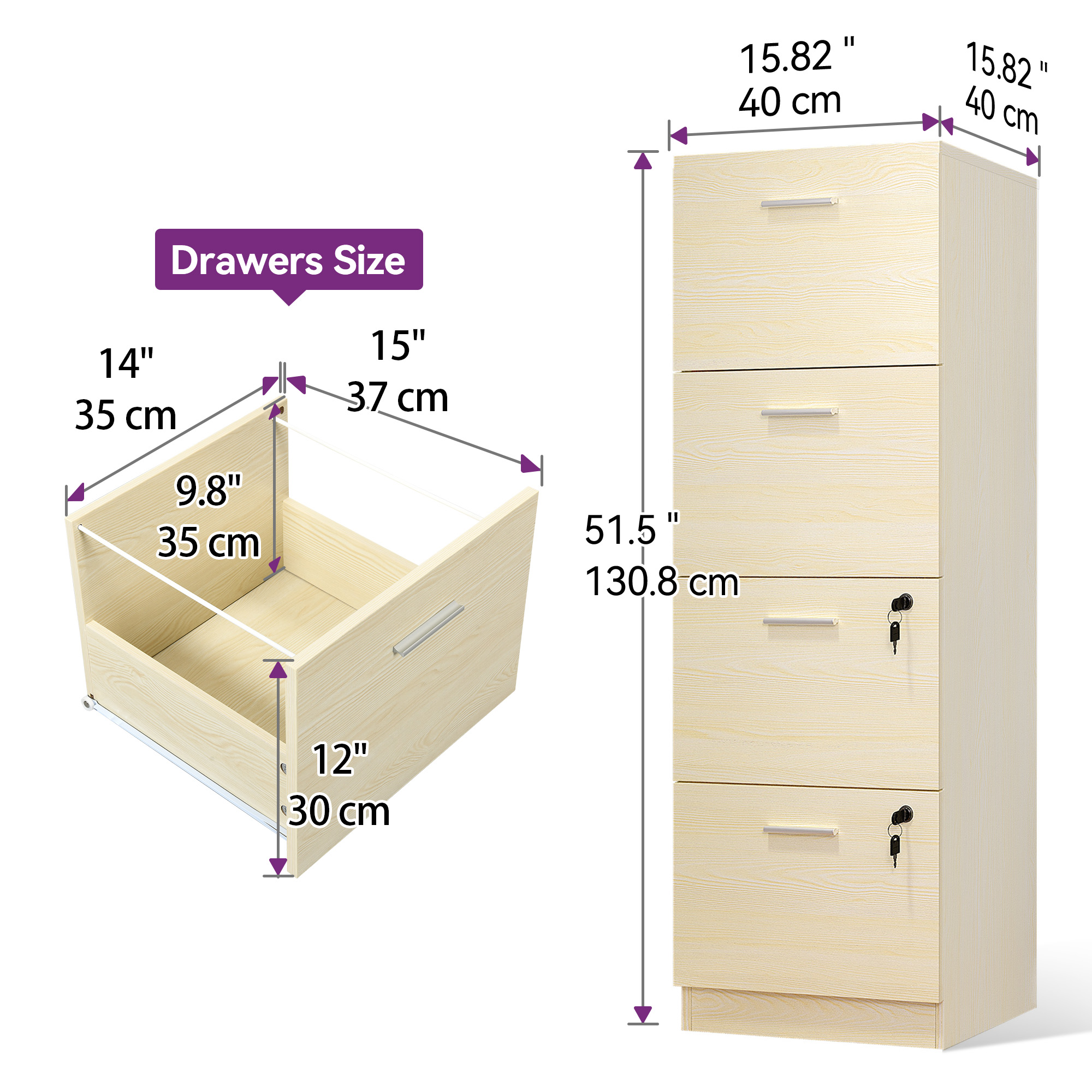 Prosource Filing Cabinet 4 Drawer | Cabinets Matttroy