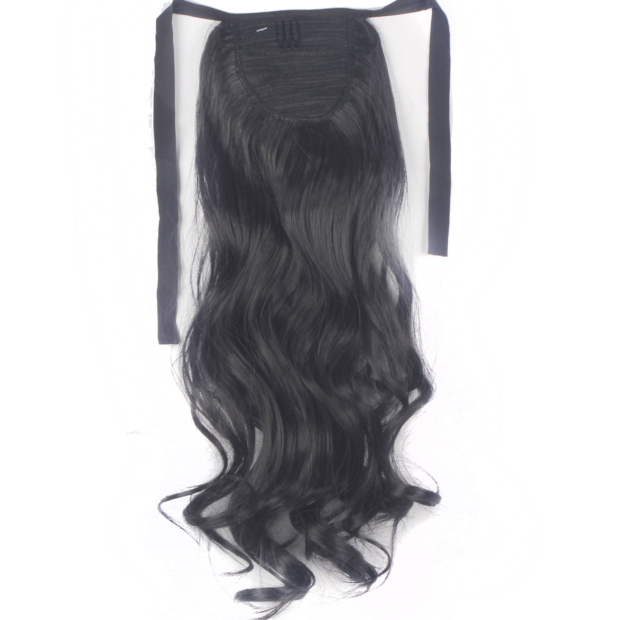 LELINTA 18" Tie up Binding Long Curly Ponytail Hair Extensions ...