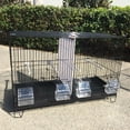 Combo-4 of Stack & Lock Double Breeding Breeder Flight Bird Quail Cage ...