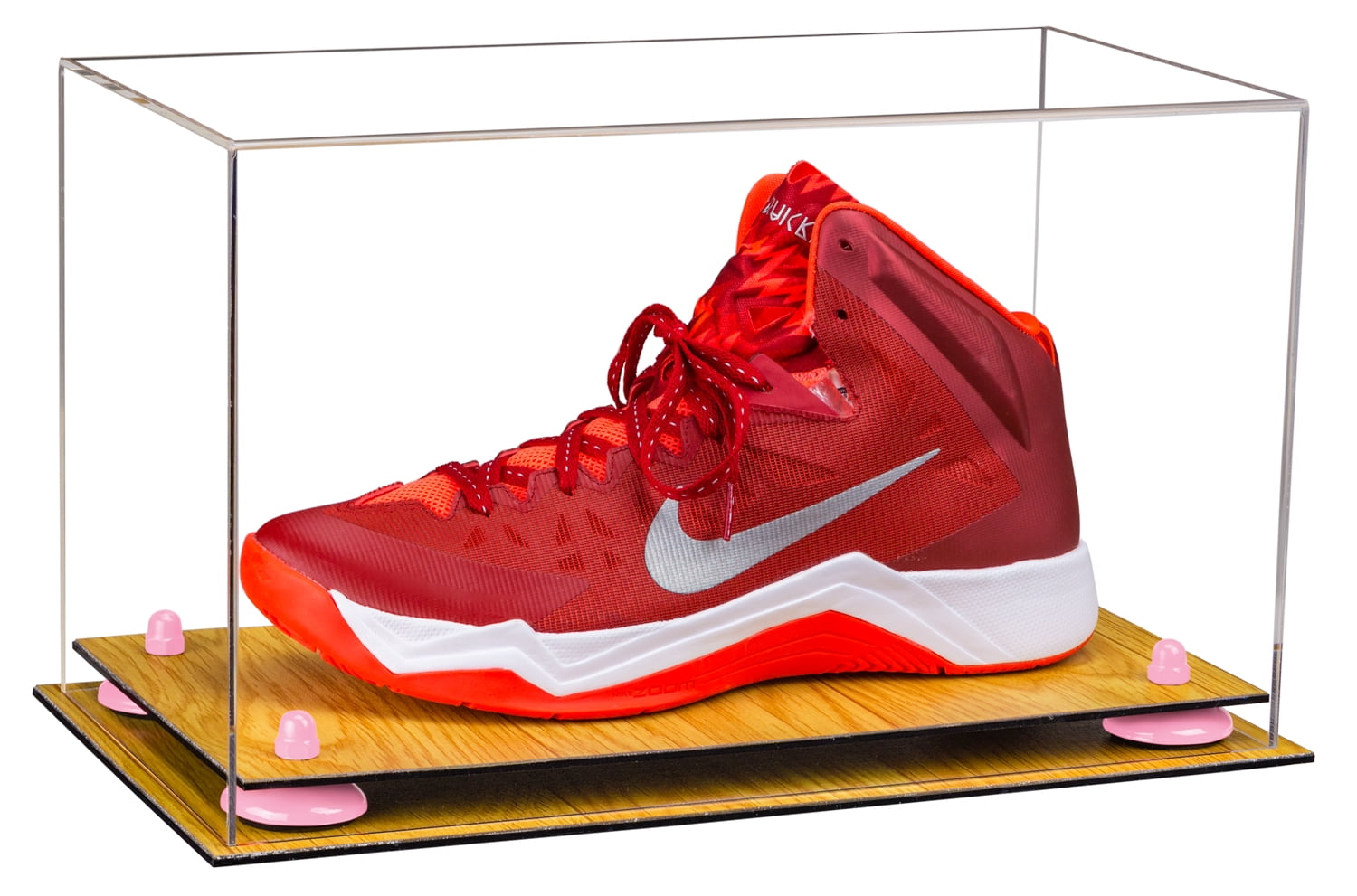 Deluxe Clear Acrylic Large Shoe Display Case for Basketball Shoe Soccer ...