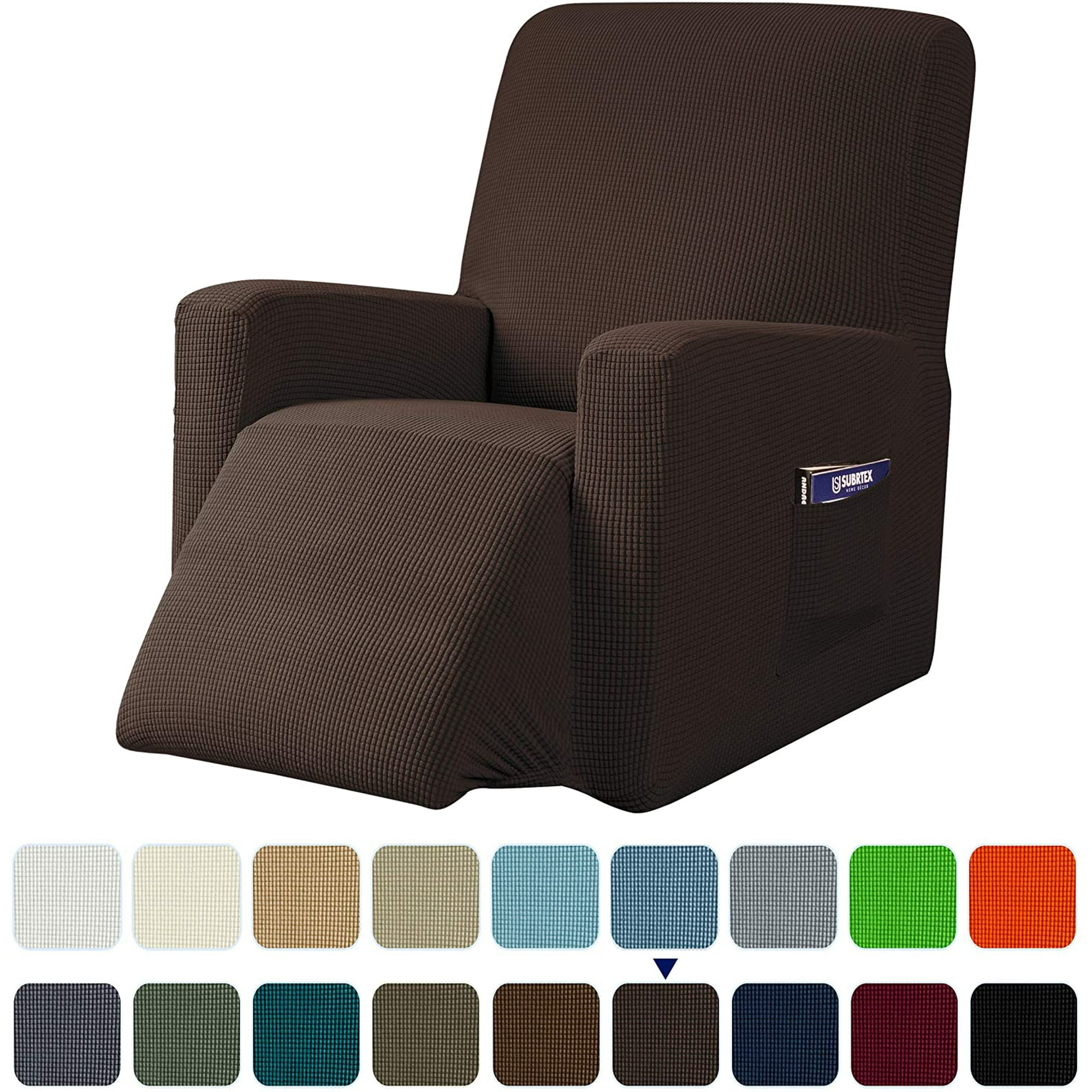 Click here for Subrtex Stretch 1-Piece Recliner Chair Cover Textu... prices