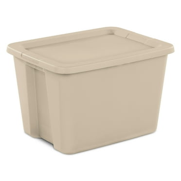 Sterilite Tuff1 Latching 30 Gal Plastic Storage Bins with Lid (4 Pack ...