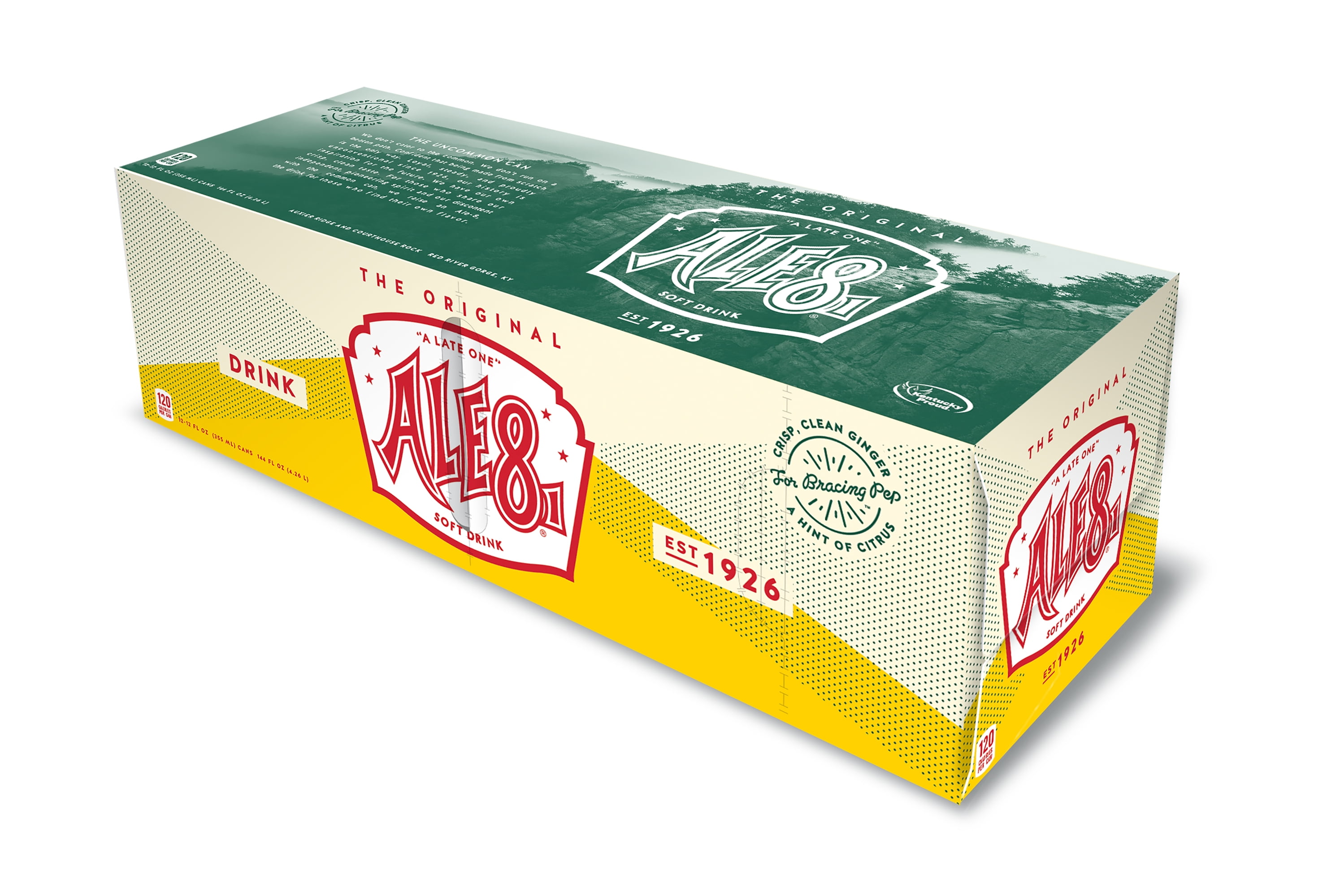 Ale-8-One Original Ginger Ale Soda Pop, 12 Fl Oz, 12 Pack Cans ...