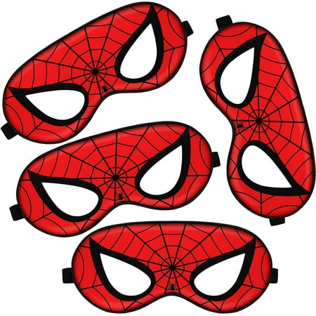 4 Packs Silk Sleep Mask Kids Eye Mask with Adjustable Strap Comfortable ...