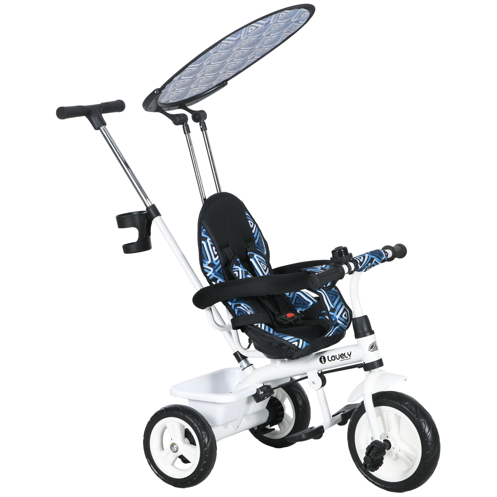 Click here for Qaba 6 In 1 Kids Tricycle With Removable Handlebar... prices