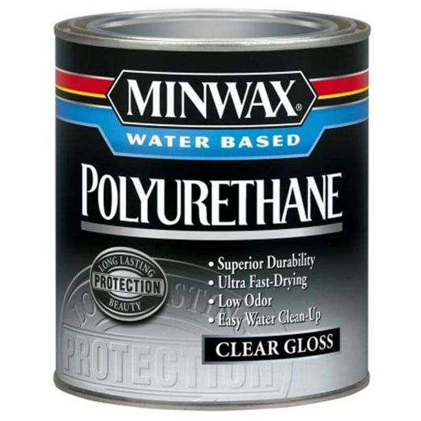 Minwax 1 Quart Minwax Water Based Gloss Polyurethane - Walmart.com
