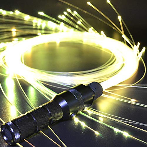Fiber Optic Whip Space LED Light Up Rave Toys EDM Flow Sparkle Dance ...